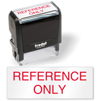 Reference Only Inspection QC Self Inked Stamp Signs, SKU: IS-0132