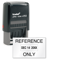 Reference Only Inspection Self Inking Stamp Signs, SKU: IS-0145